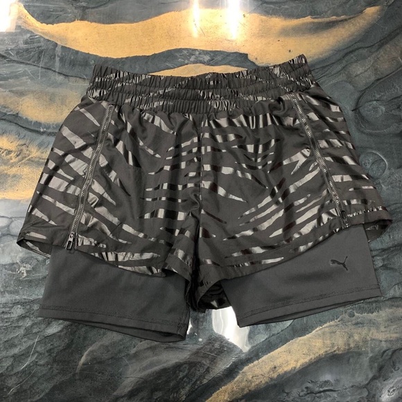 Puma | Shorts | Puma Se Puma Way Spandex Noir Shorts | Poshmark